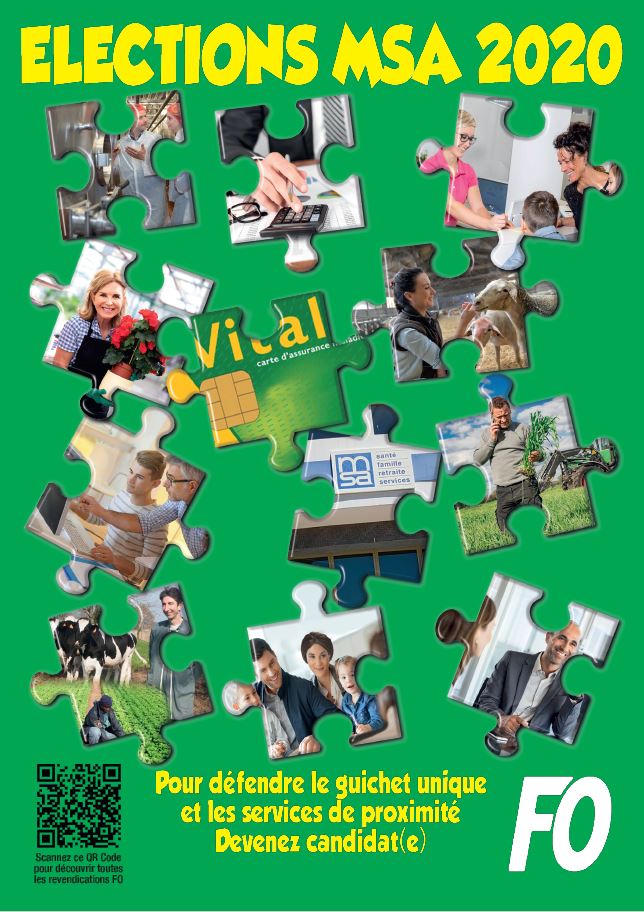 Elections 2020 à la MSA à la Mutualité Sociale agricole : pourquoi voter FO ? - Force Ouvrière